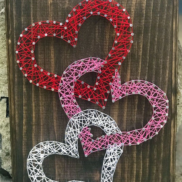 Heart String Art - Etsy