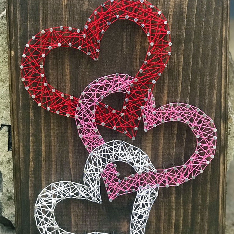 Heart String Art - Etsy