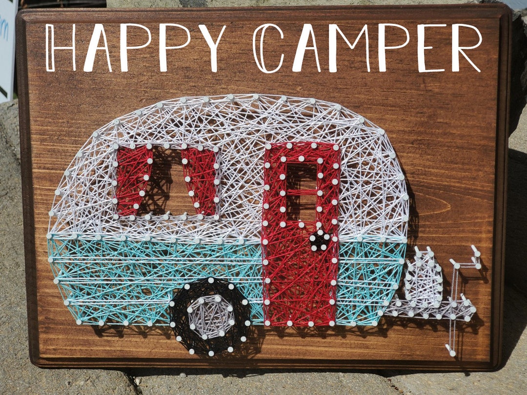 Happy Camper String Art Kit - Etsy