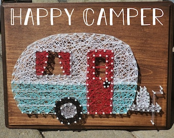 Happy Camper String Art Kit - Etsy