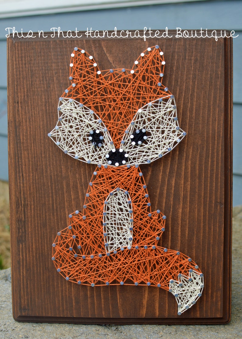 Fox String Art Kit | Etsy