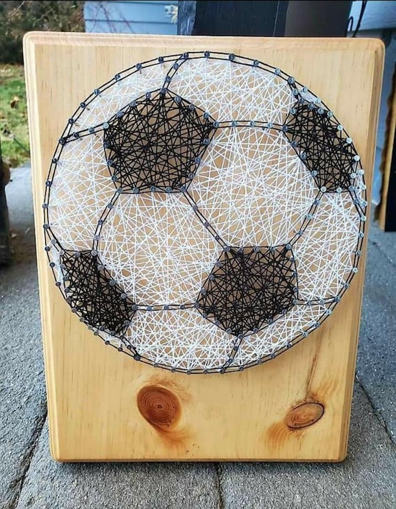 Soccer Ball String Art Kit | Etsy