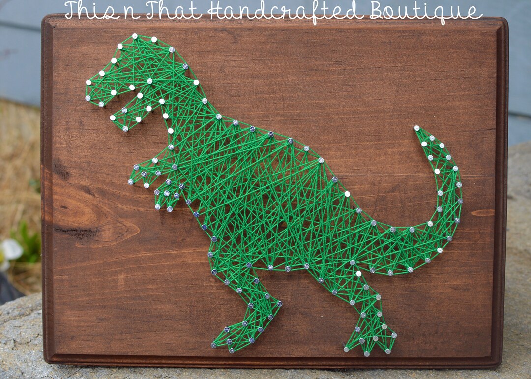 T-rex String Art Kit - Etsy