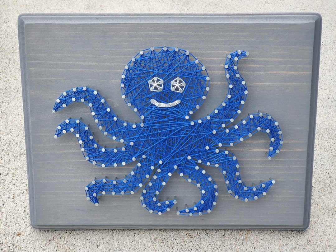 Octopus String Art Kit - Etsy