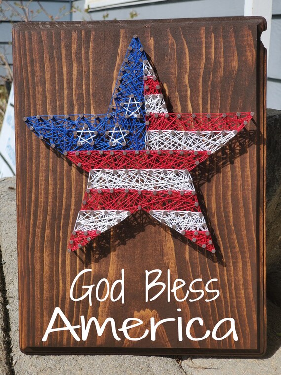 American Flag String Art Kit - Etsy