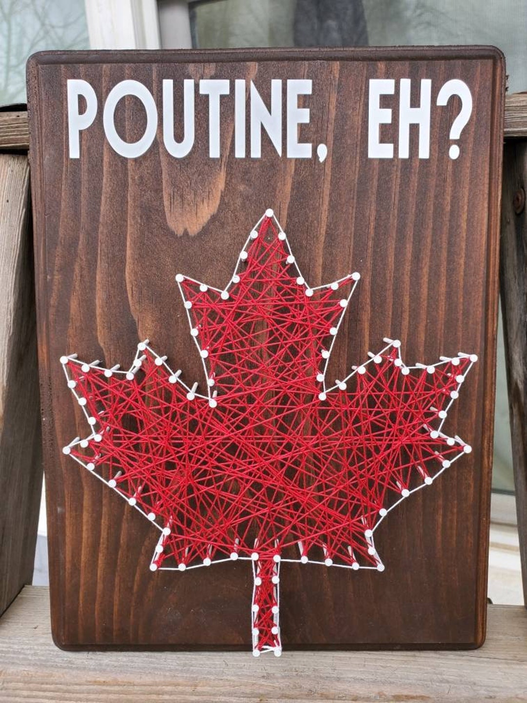 Maple Leaf String Art Kit - Etsy