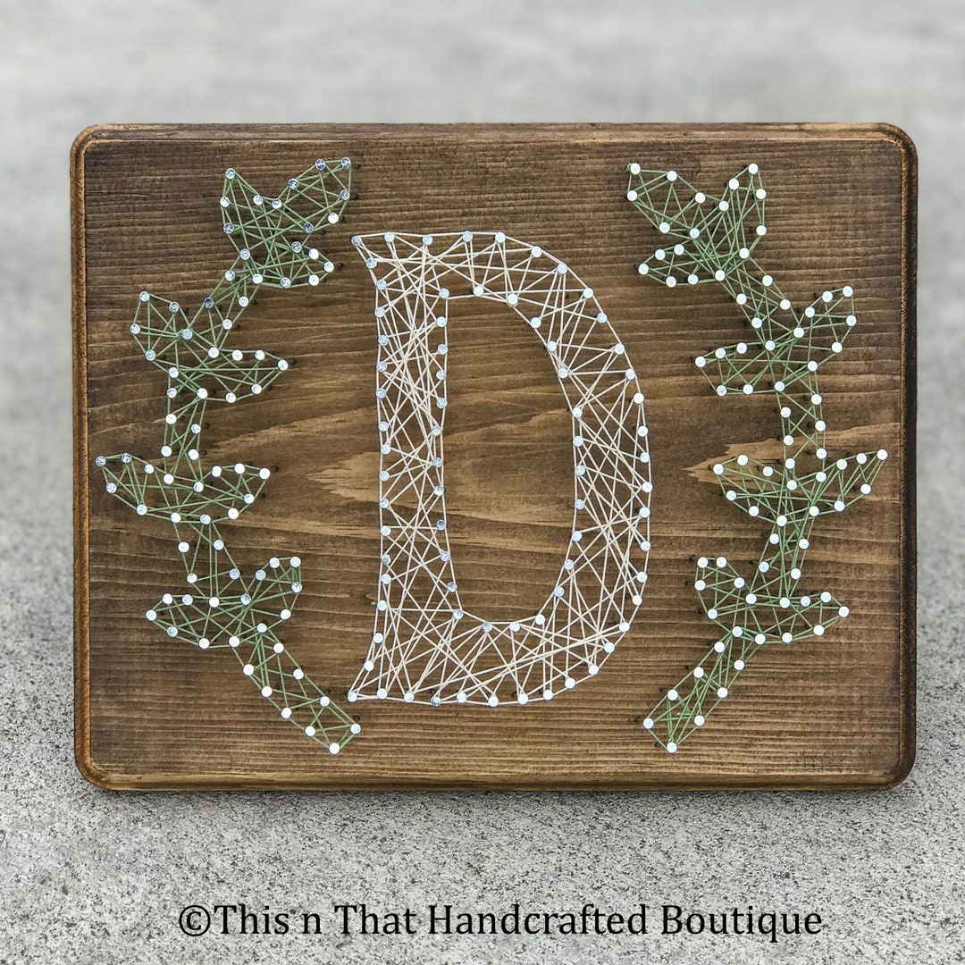 Monogram String Art Kit - Etsy