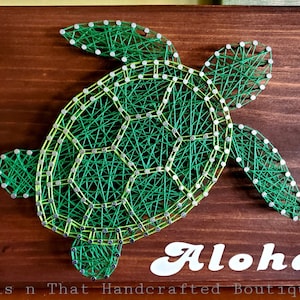Sea Turtle String Art Kit | Etsy