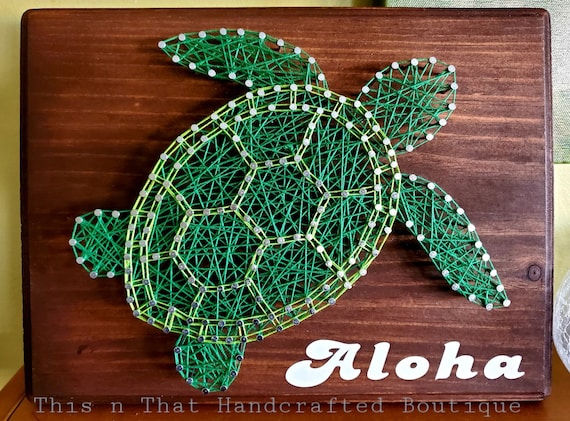 Sea Turtle String Art Kit | Etsy