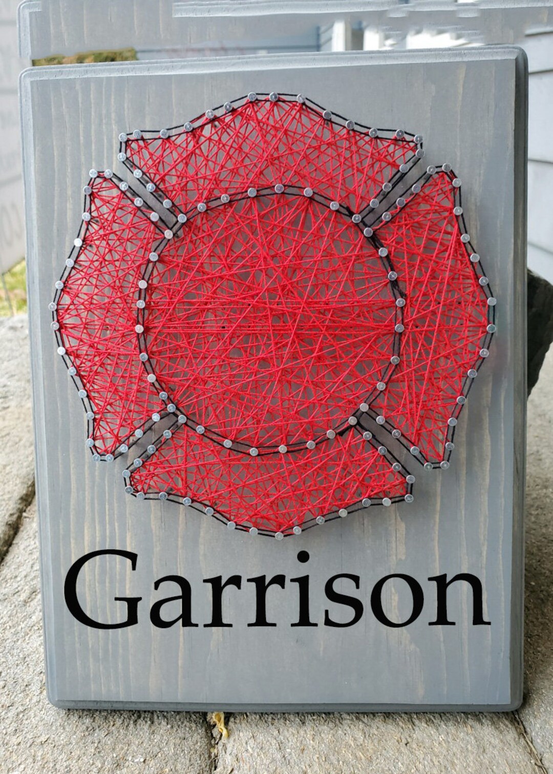 Fire Fighter String Art Kit - Etsy