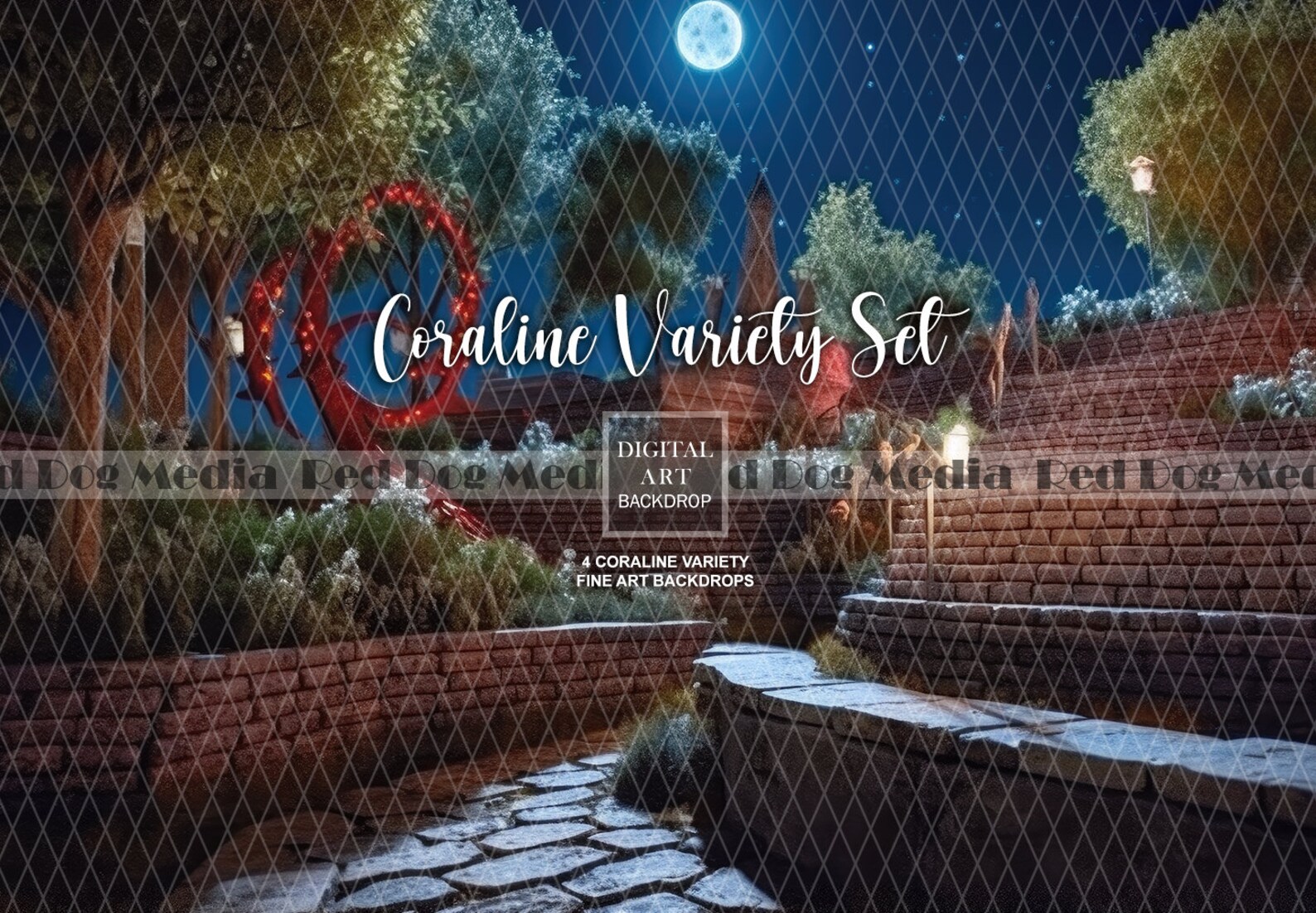 4 Coraline Variety Fine Art Backdrop Coraline Backdrop - Etsy