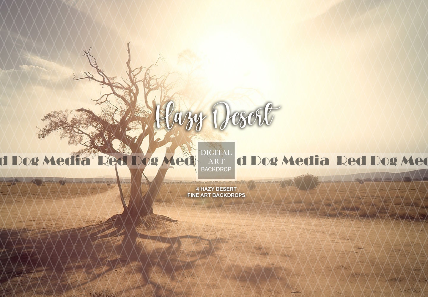 4 Hazy Desert Fine Art Backdrop, Desert Backdrop, Desert Fine Art ...