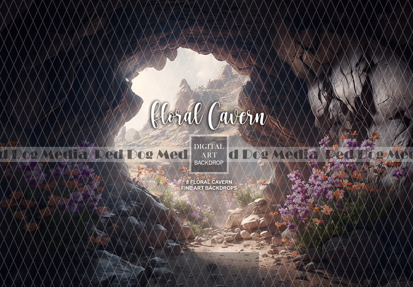 8 Cavern set 03 Fine Art Backdrop Fine Art Digital - Etsy