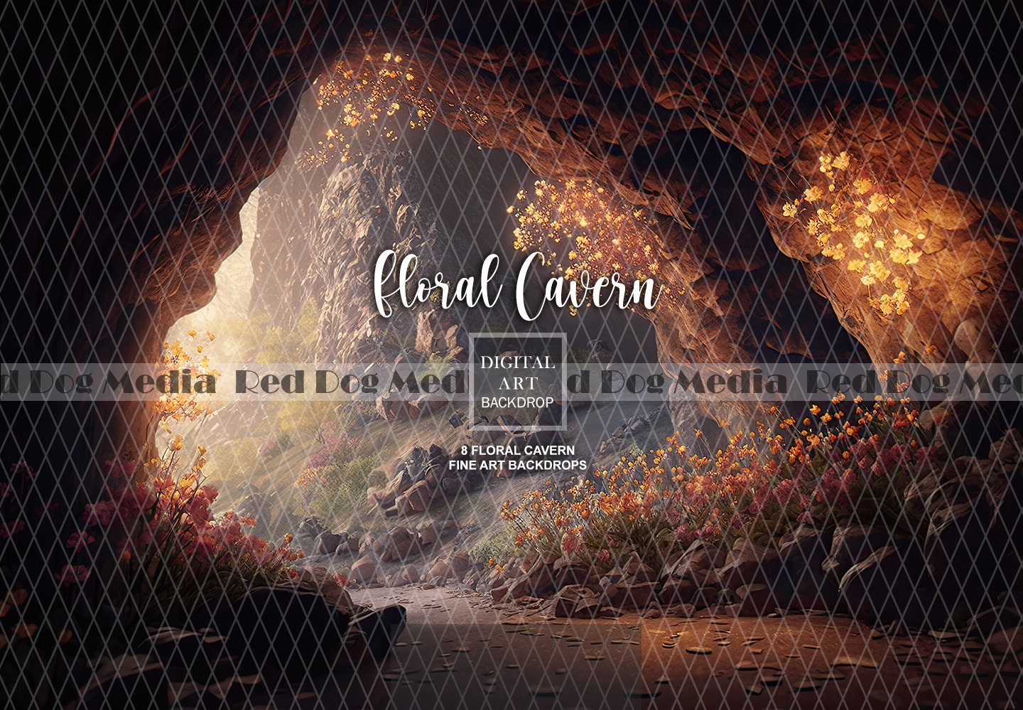 8 Cavern set 03 Fine Art Backdrop Fine Art Digital - Etsy
