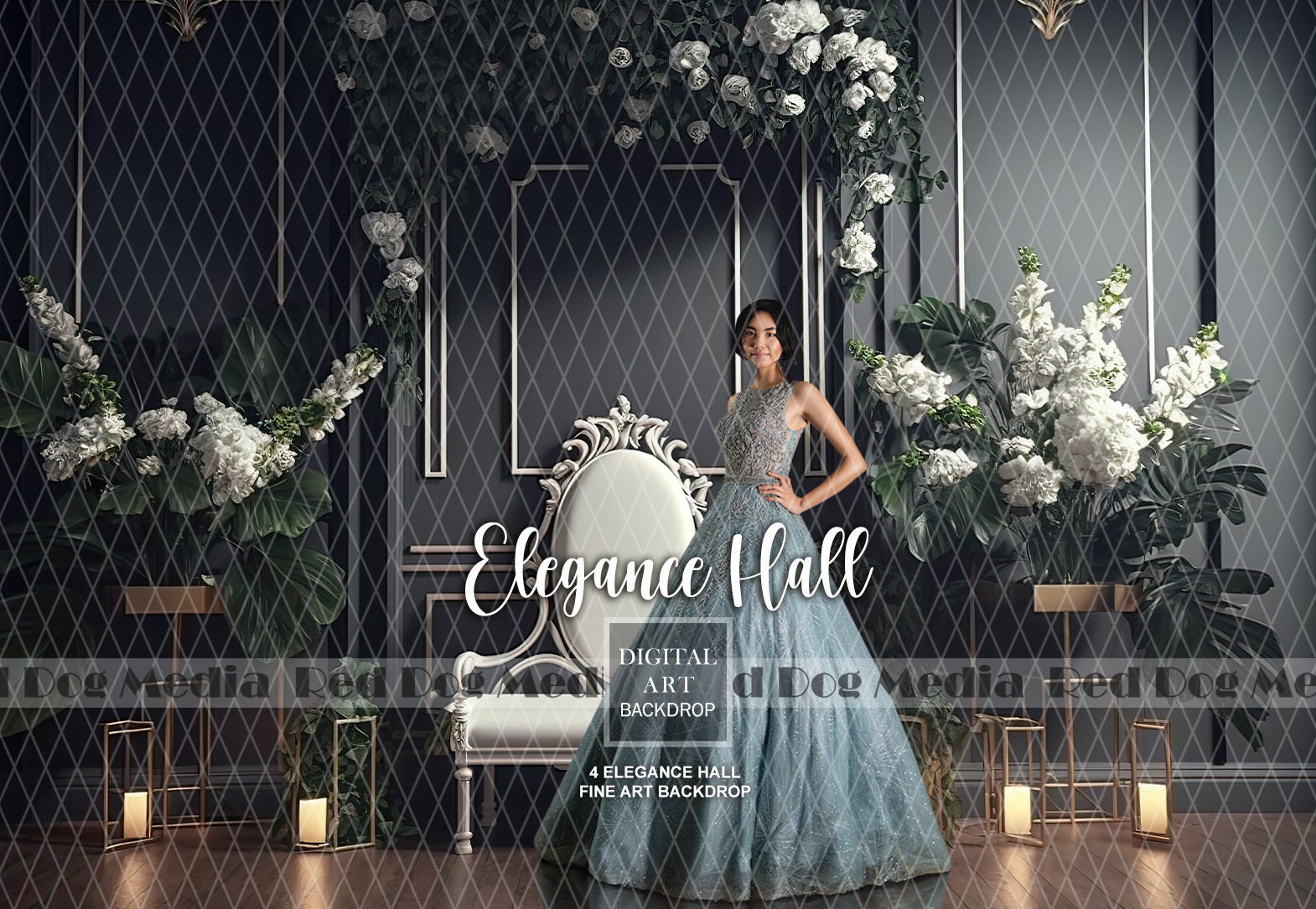 4 Elegance Hall Fine Art Backdrops Grand Ballroom Backdrop - Etsy