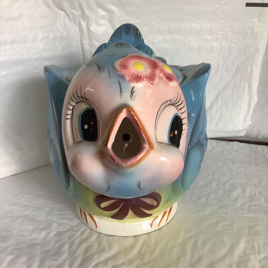 1950s Lefton Bluebird Teapot-free SHIPPING - Etsy