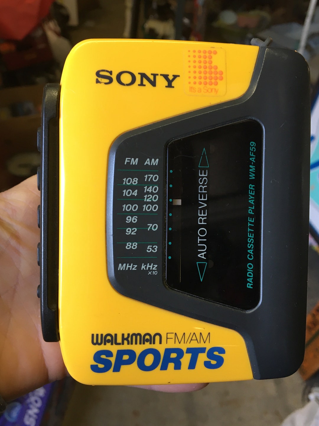 Vintage Sony Fm/am Sport Walkman WM-AF59-FREE SHIPPING - Etsy