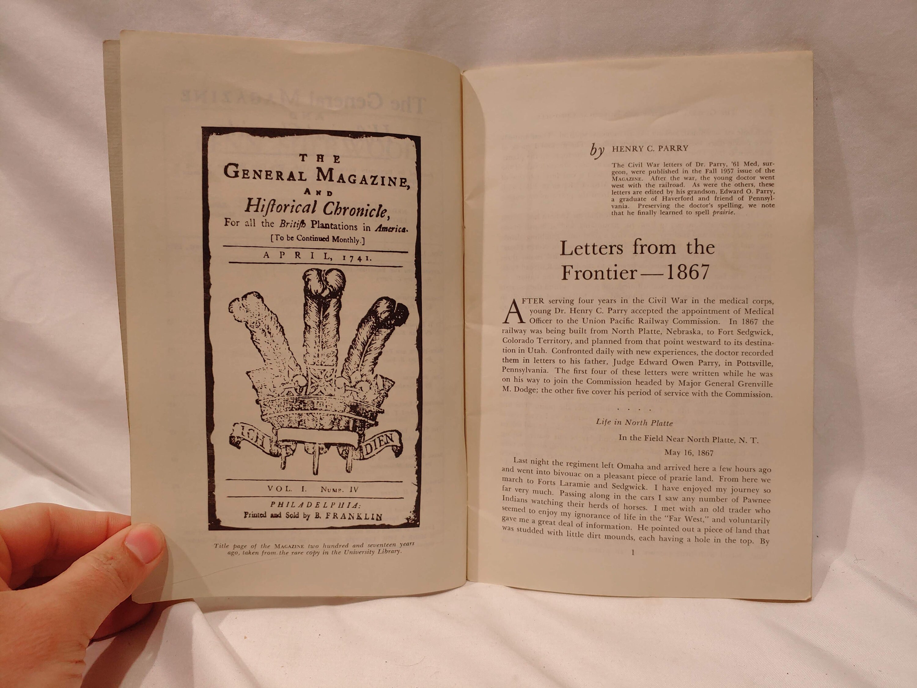 Antique Book - the General Magazine and Historical Chronicle Published ...