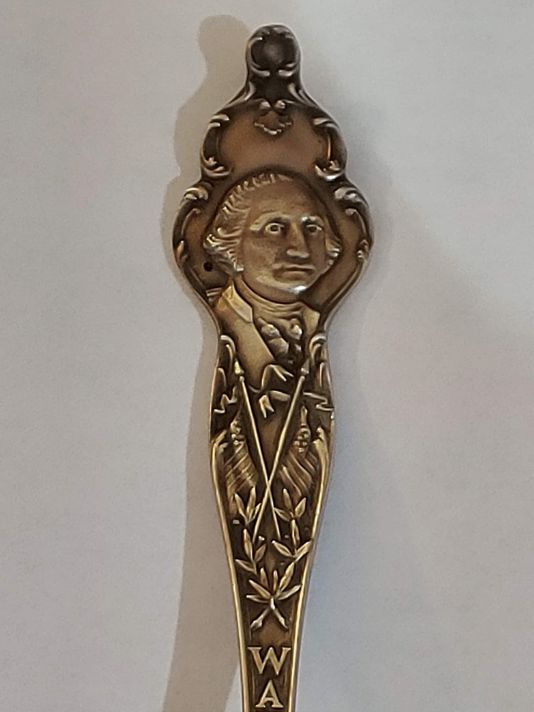 Antique Sterling Silver Collectible Spoon Washington DC W/ George ...