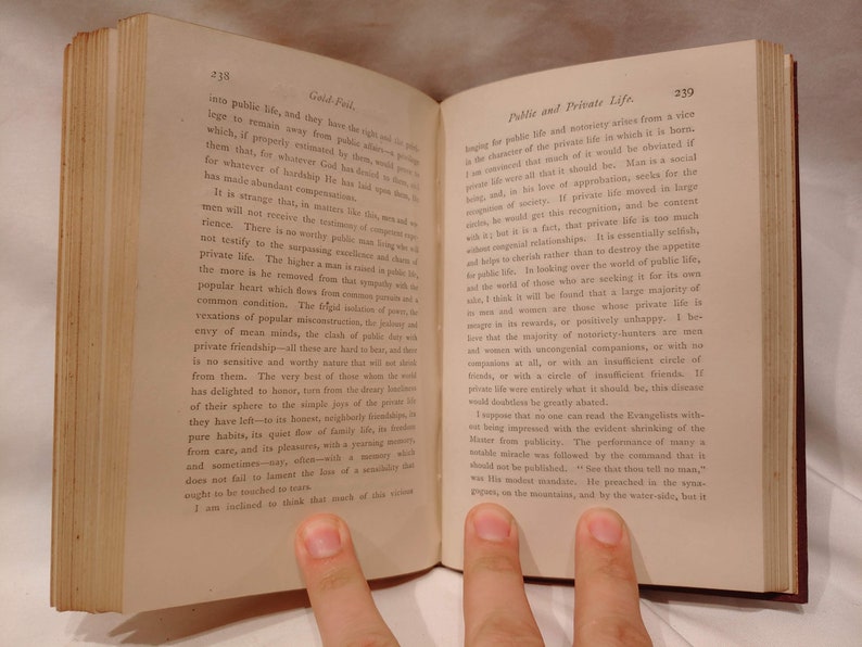 Antique Book Gold-foil by J.G. Holland Timothy Titcomb | Etsy