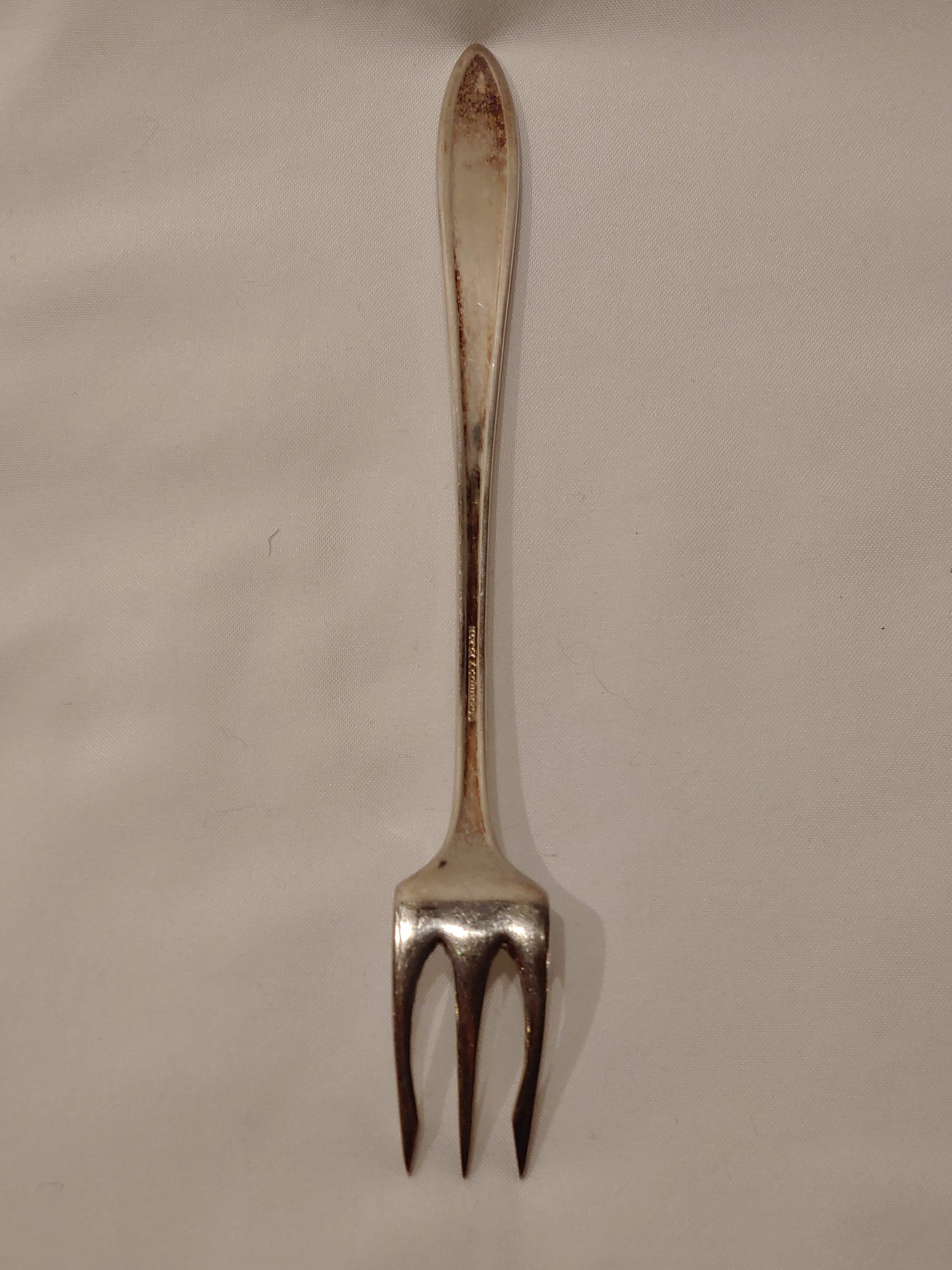 Antique Community Plate Adam Pattern Silver Plate Cocktail Fork 6 1/4 ...