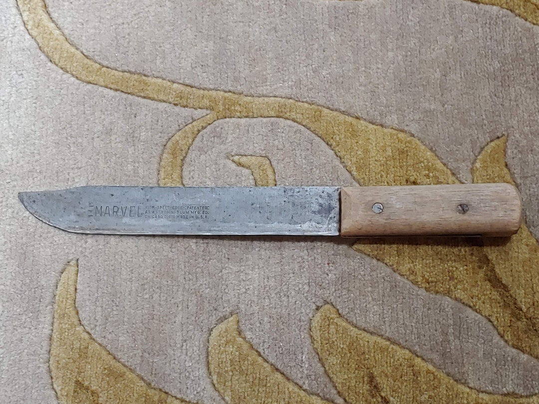 Rare Vintage Marvel Kitchen Knife 8" Blade 4 1/4" Handle - Etsy