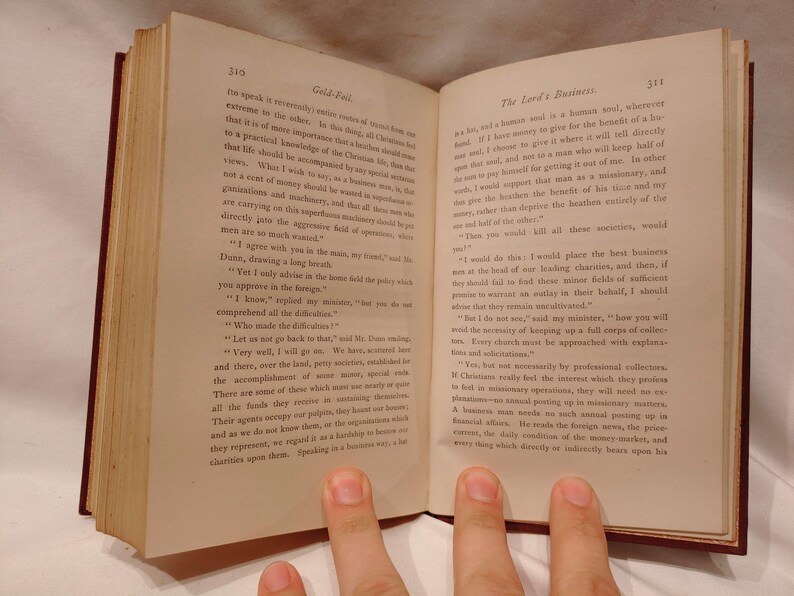 Antique Book Gold-foil by J.G. Holland Timothy Titcomb | Etsy