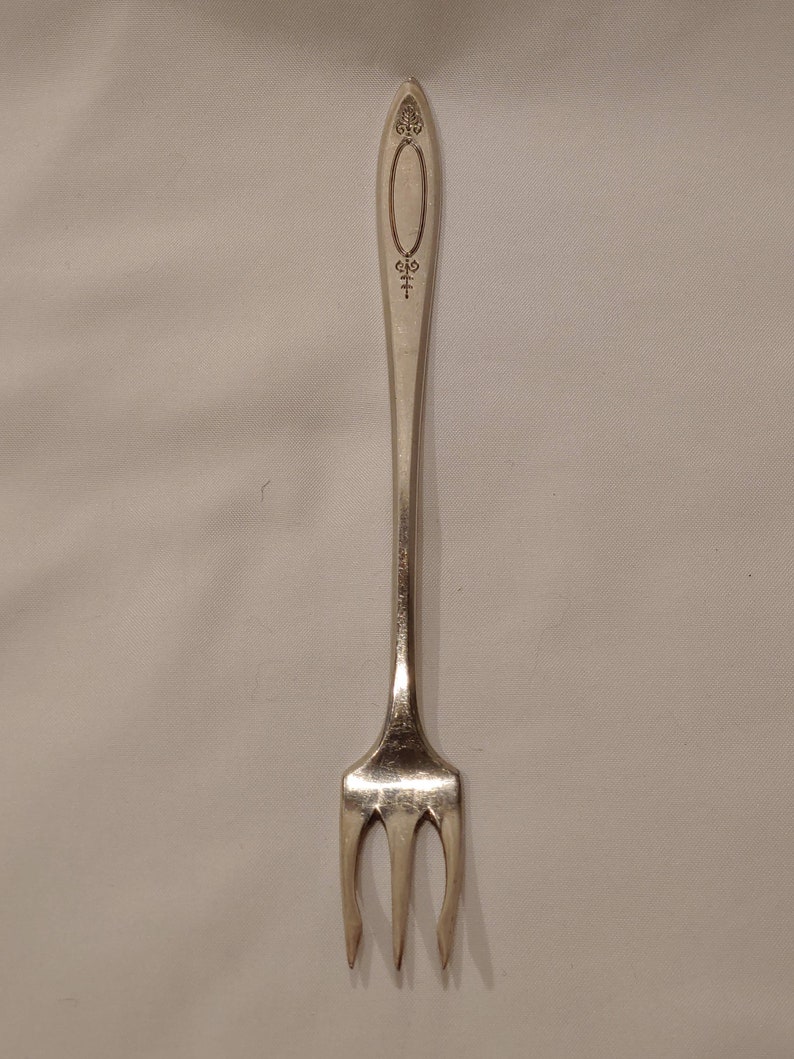 Antique Community Plate Adam Pattern Silver Plate Cocktail Fork 6 1/4 ...