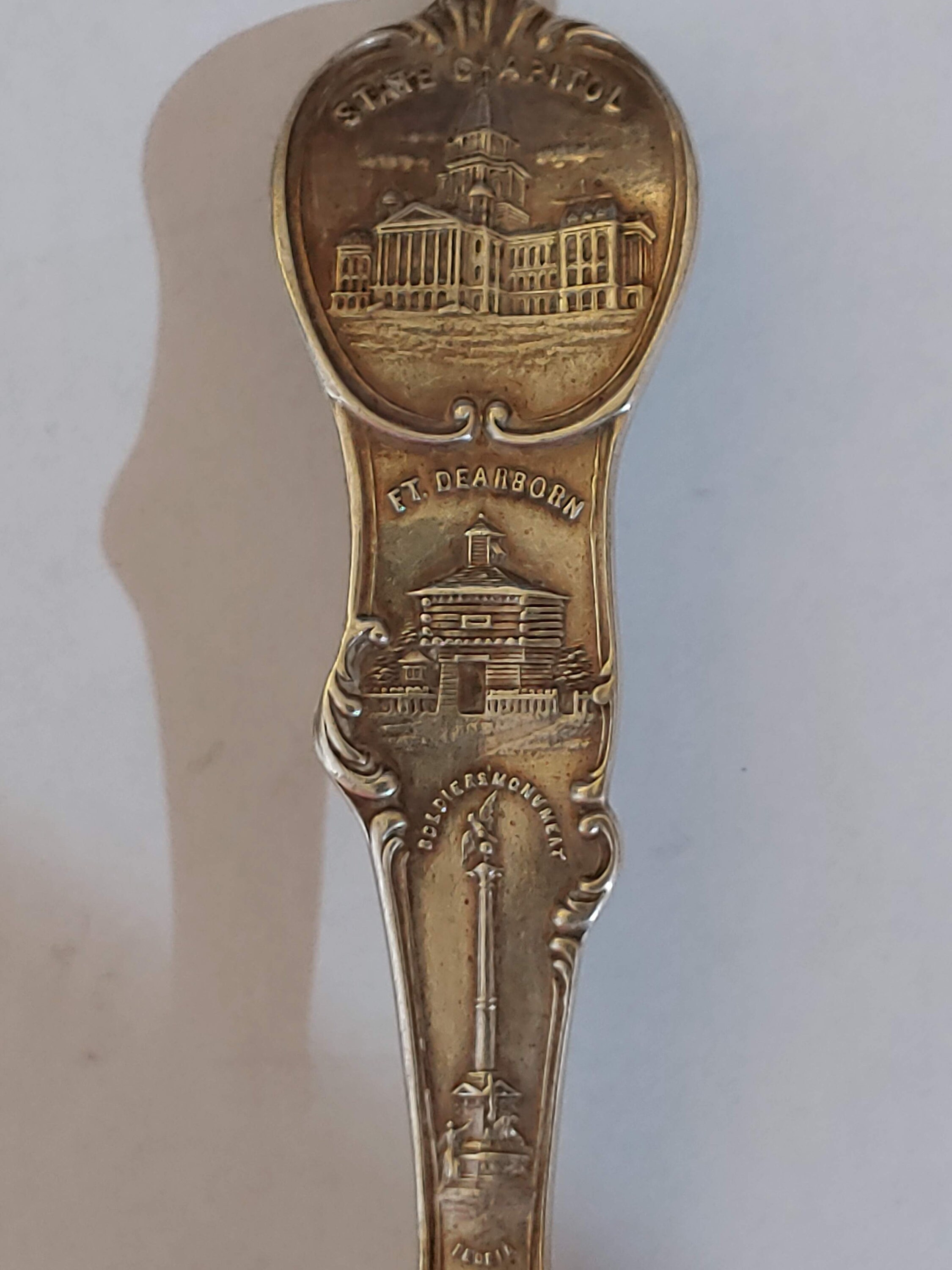 Antique Sterling Silver Collectible Spoon Illinois W/ Corn - Etsy