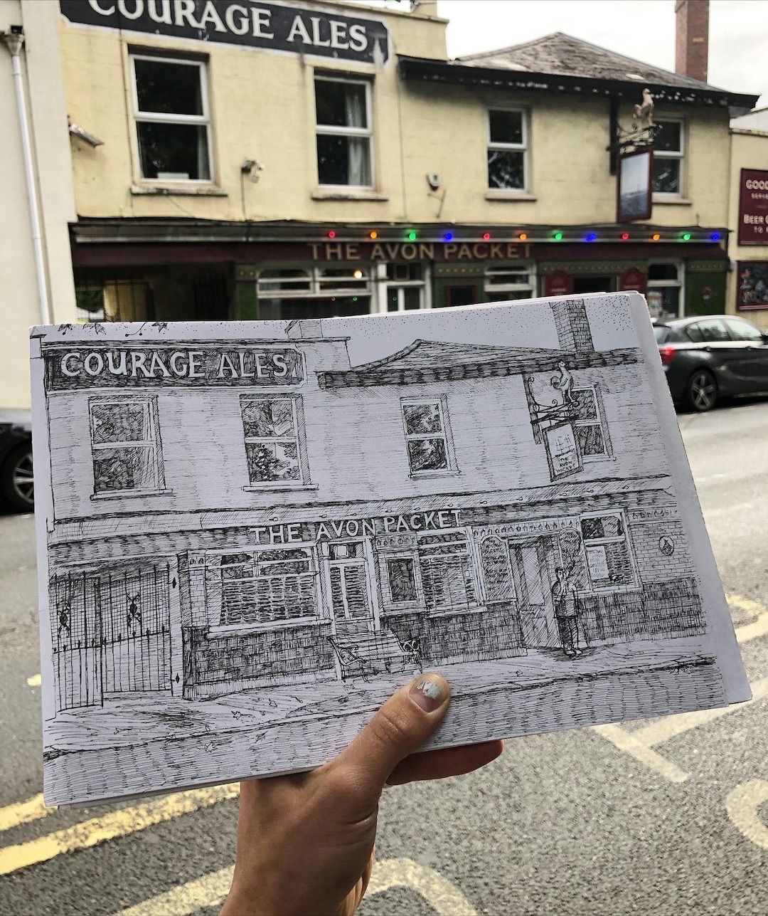 A4 Pub Print - the Avon Packet - Southville - Etsy