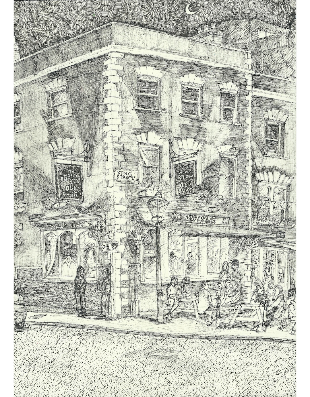 A4 Art Print 'the Old Duke' Jazz Pub Bristol - Etsy UK