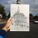 A4 Art Print, 'the Boston' Pub, Edition of 30, Digital Print, North ...