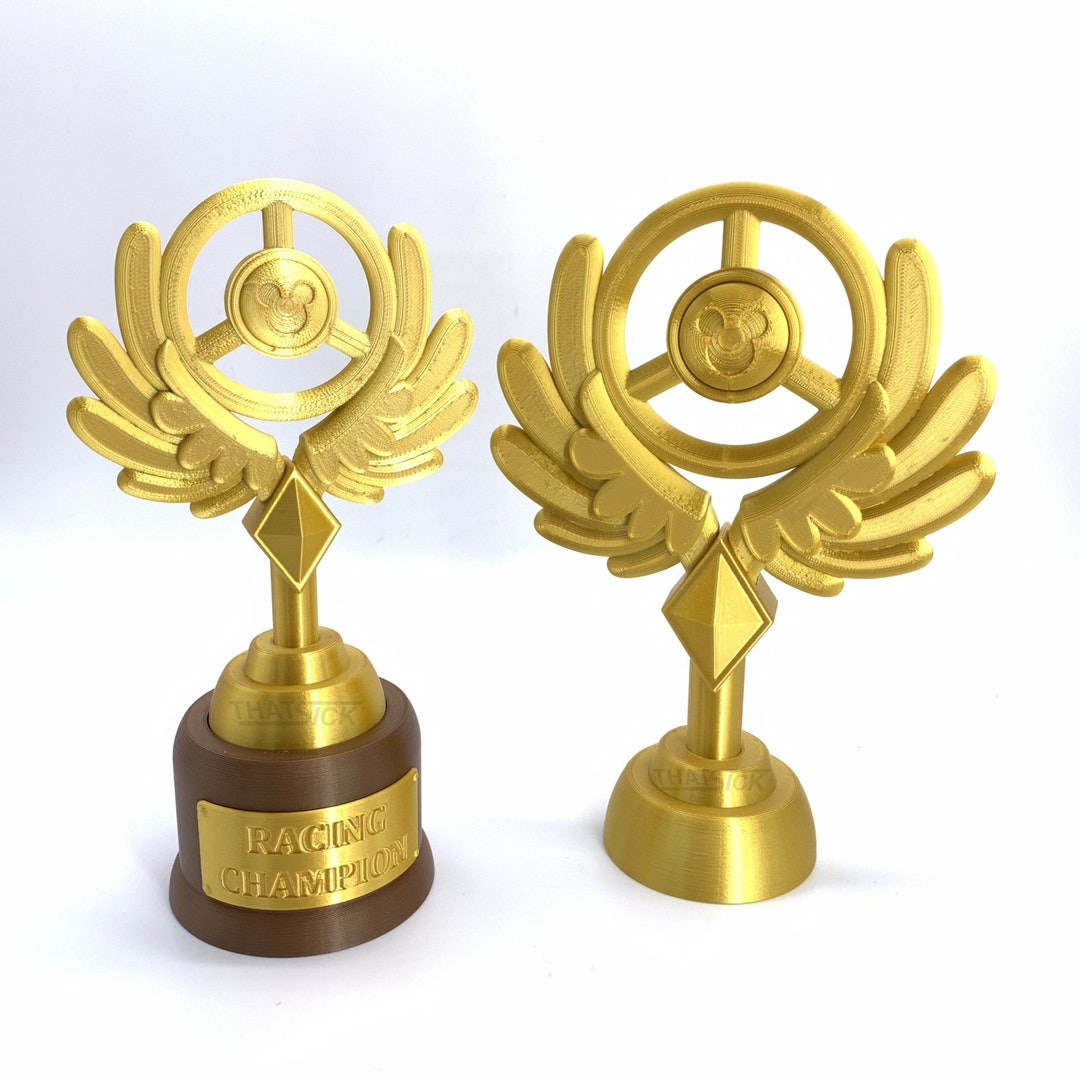 Mickey Racing Trophy - Etsy