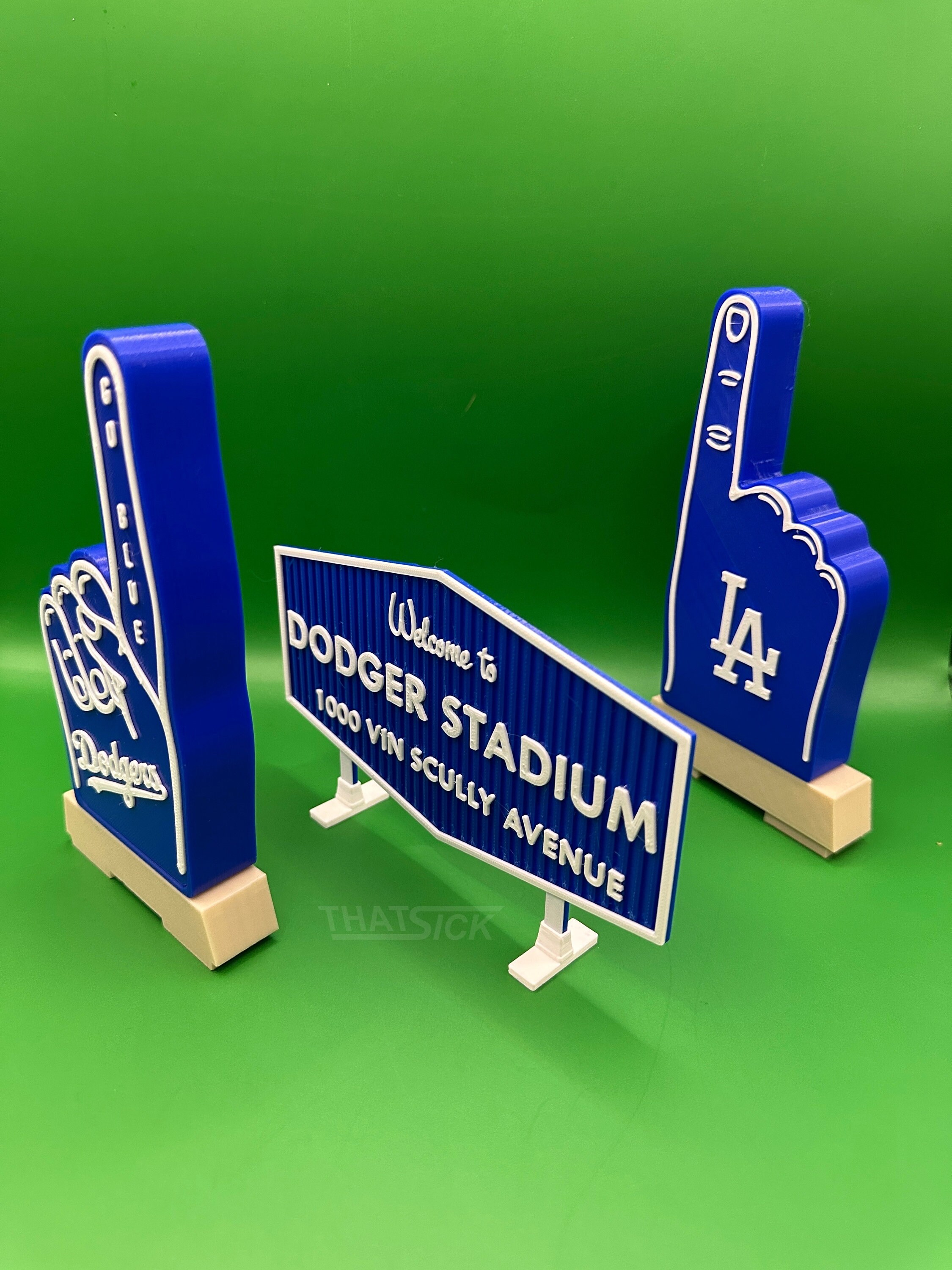 Dodger Stadium Sign, Foam Finger Statue/ Cake Topper - Etsy