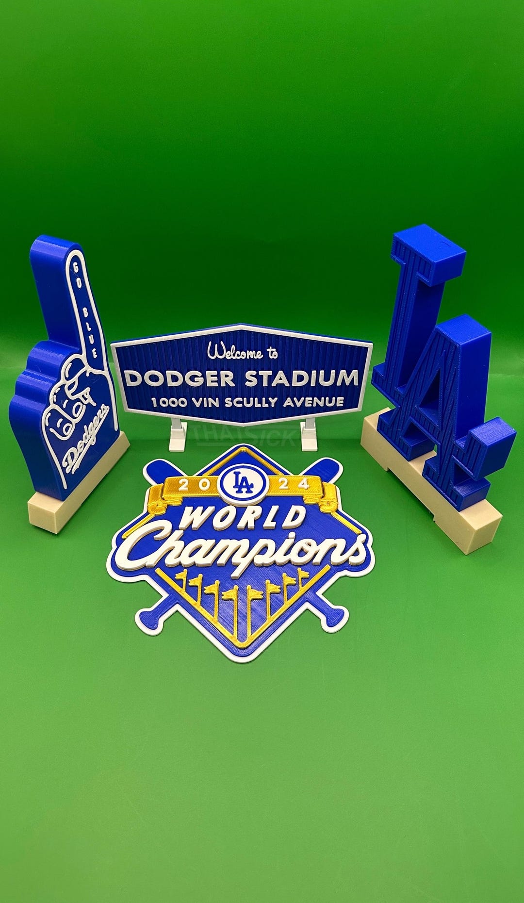 Dodger Stadium Sign, Foam Finger Statue/ Cake Topper - Etsy