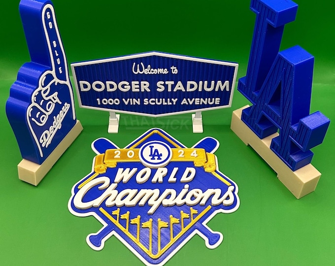 Dodger Stadium Sign, Foam Finger Statue/ Cake Topper - Etsy