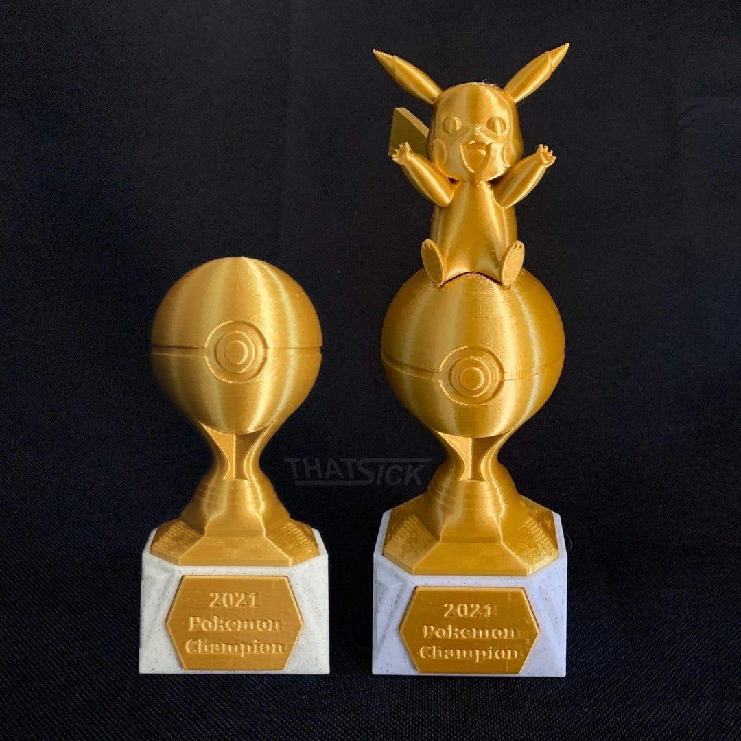 Pikachu Pokemon Trophy - Etsy