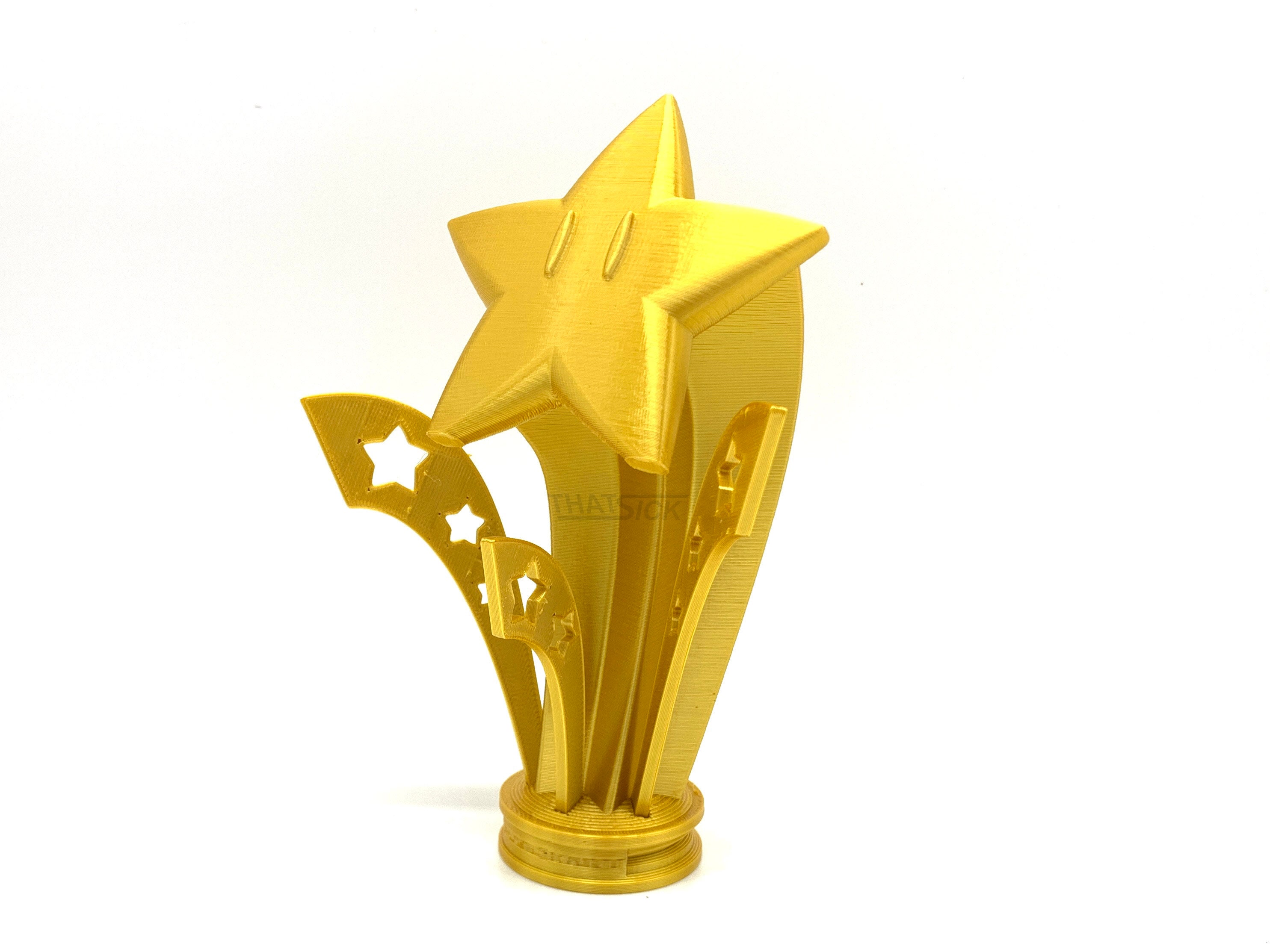 Mario Kart Star Trophy - Etsy