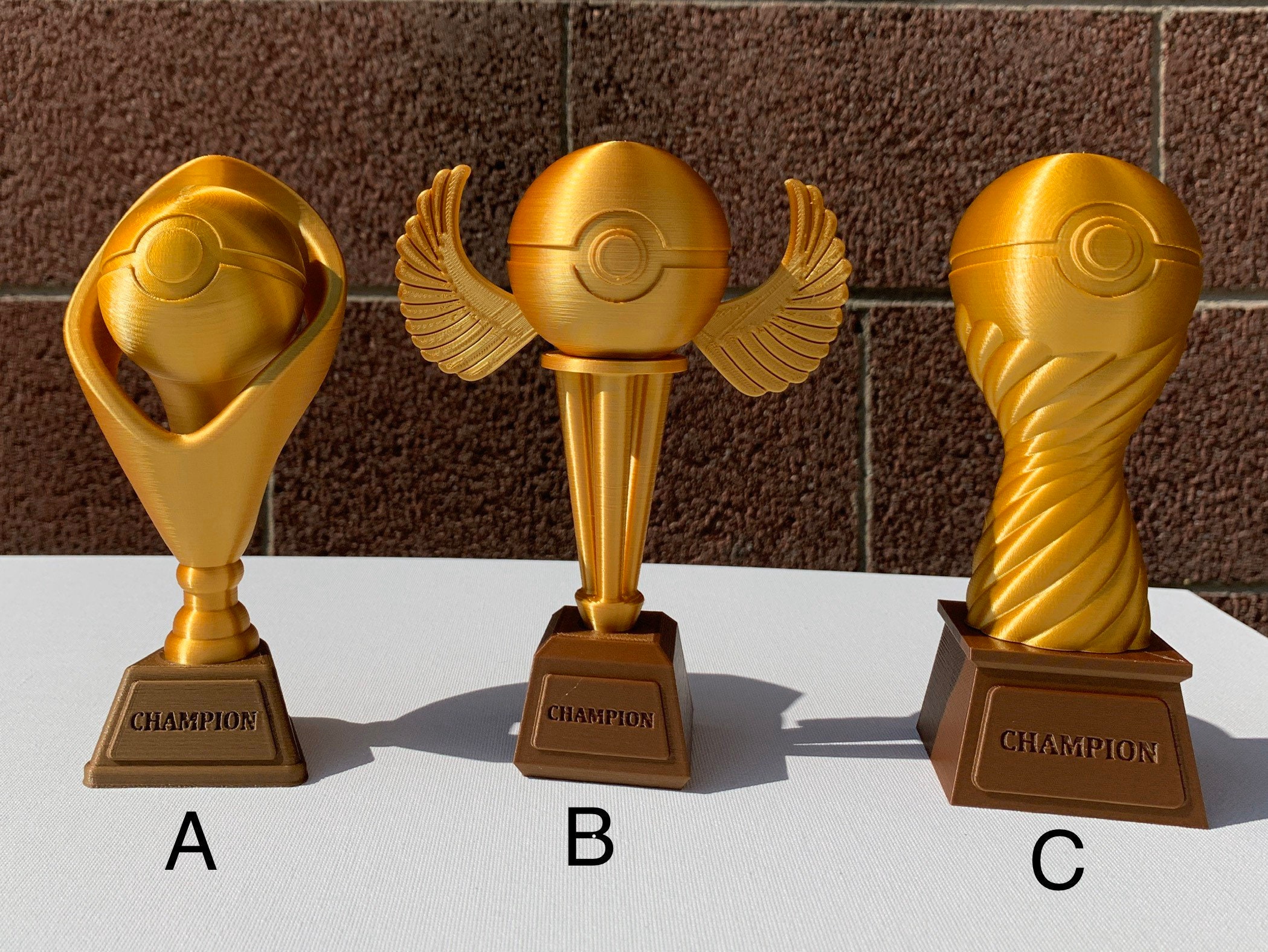 Pokémon Trophy | Etsy