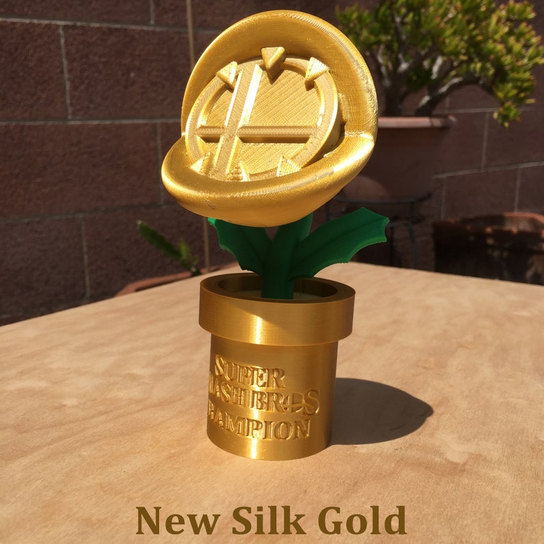 Super Smash Bros Piranha Plant Trophy | Etsy