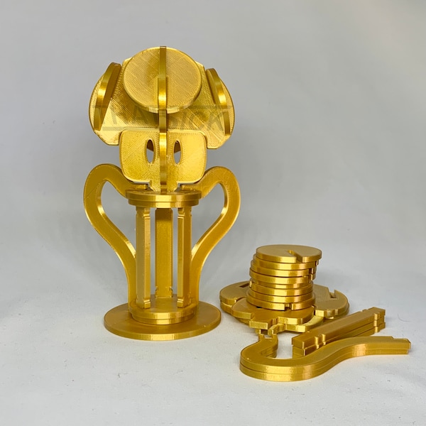 Mario Kart Trophy Puzzle - Etsy