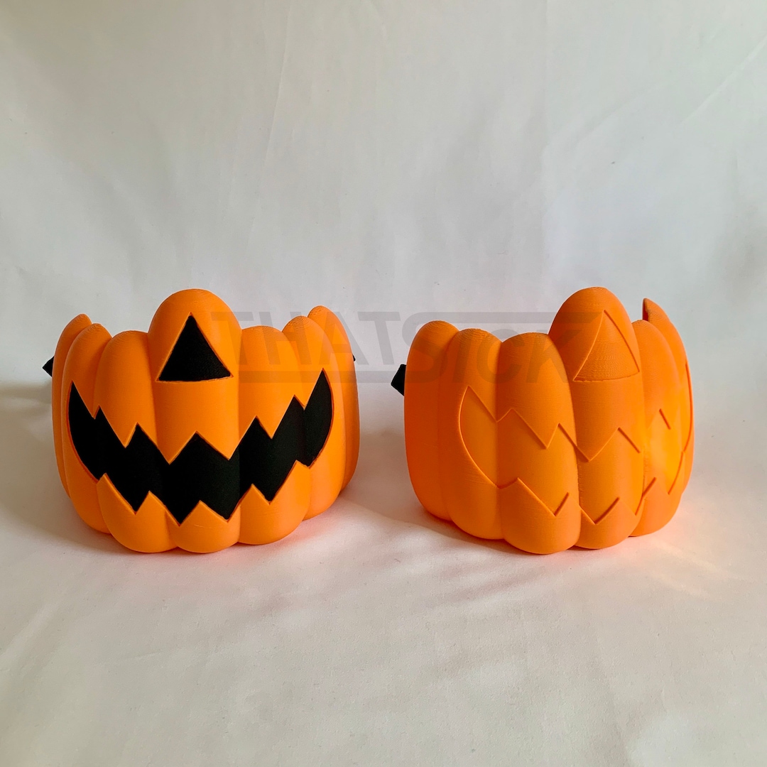 Halloween Pumpkin Face Mask - Etsy