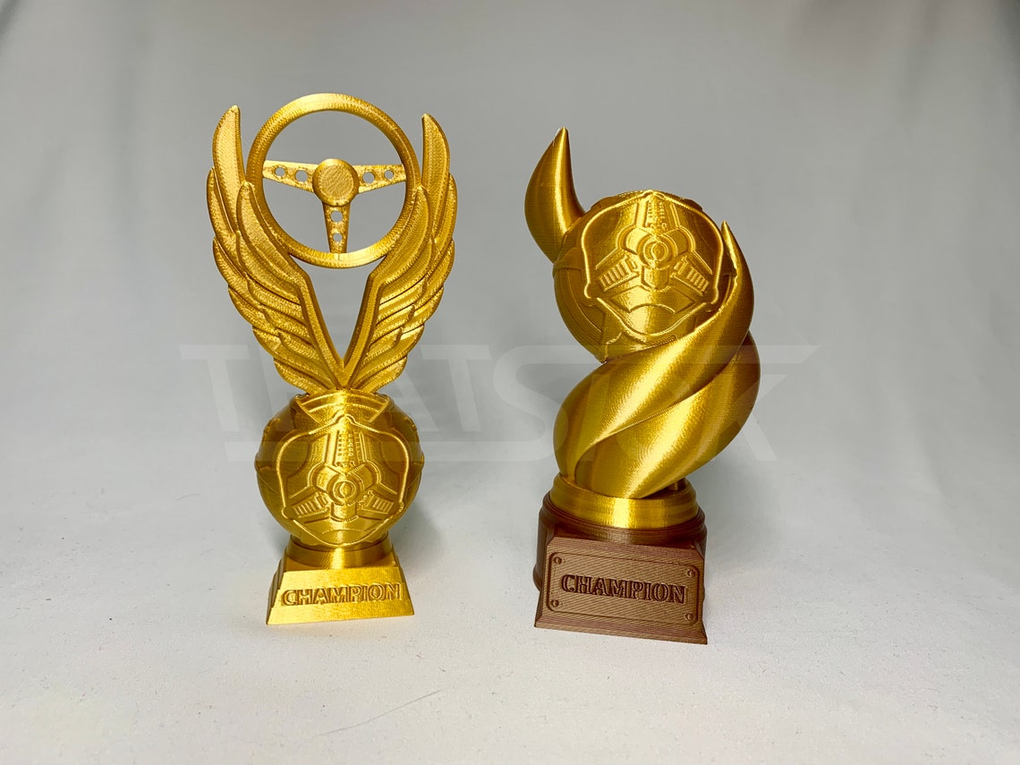 Esports Racing Soccer Trophy - Etsy