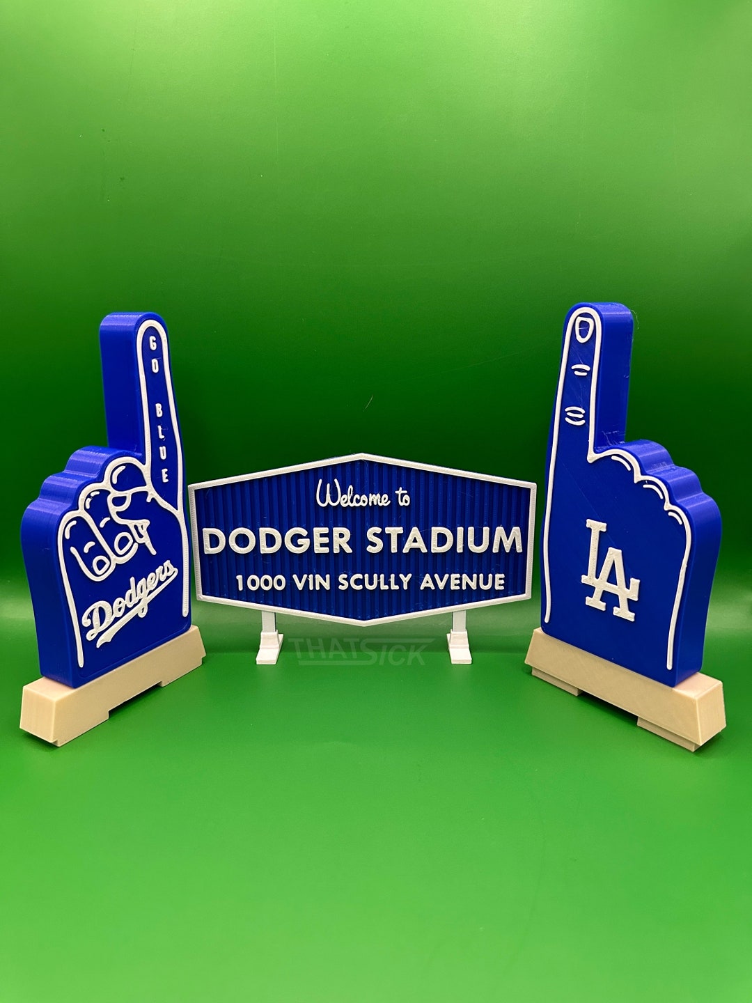 Dodger Stadium Sign, Foam Finger Statue/ Cake Topper - Etsy