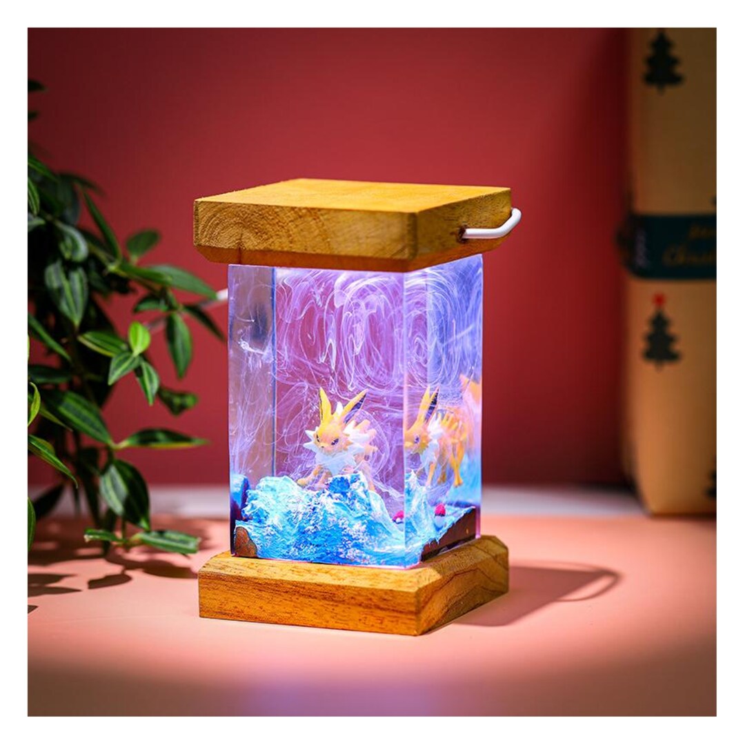 JOL,TEO,N Night Light Custom Pok,emo,n Resin Lamp Pok,emo,n Terrarium ...