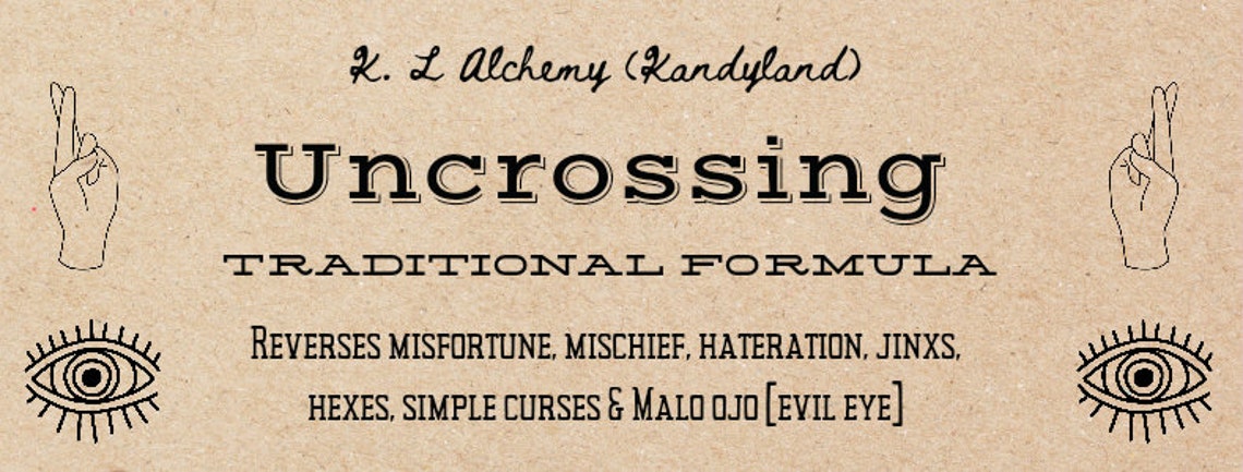 Uncrossing Oil - Etsy