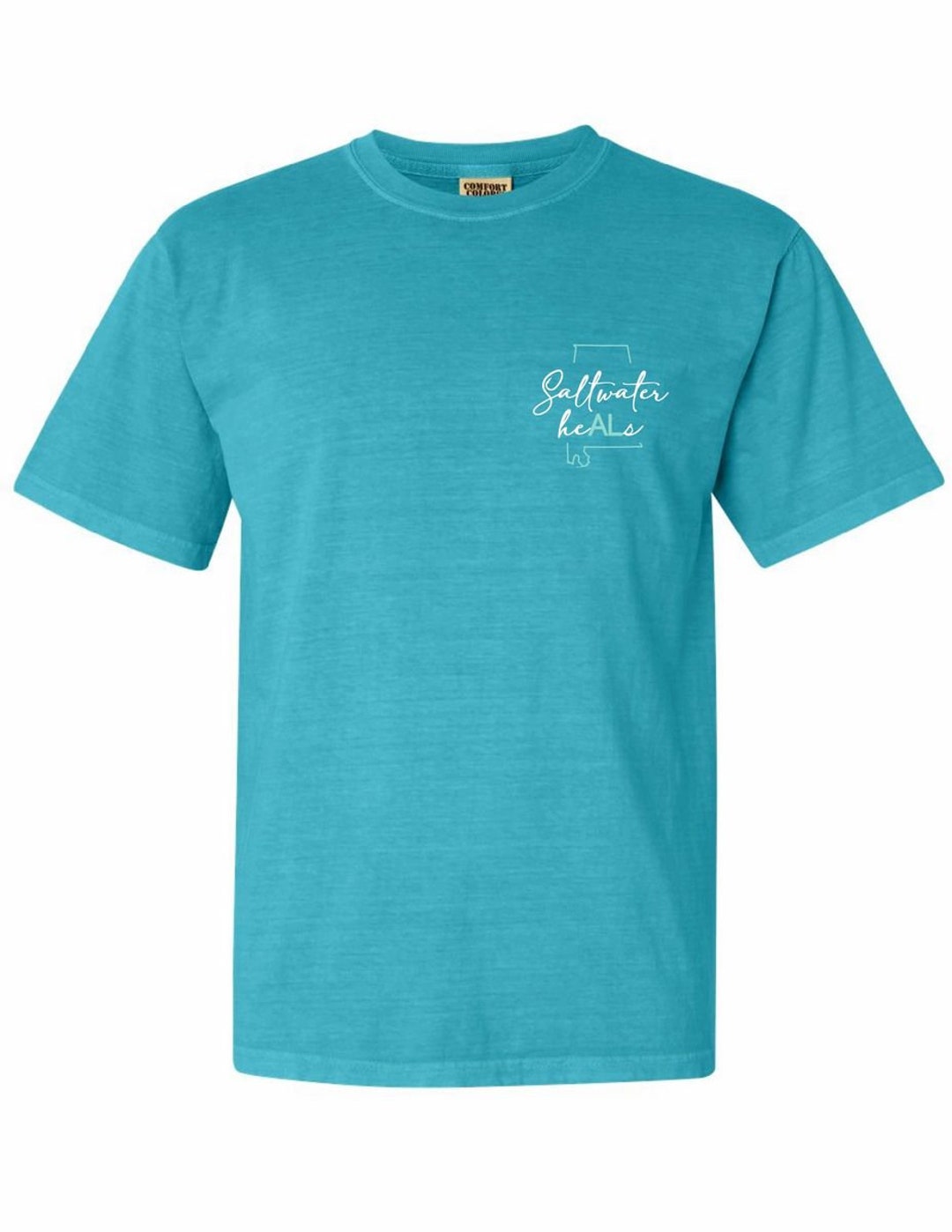 Comfort Colors Short Sleeve Saltwater Heals Shirt - Etsy