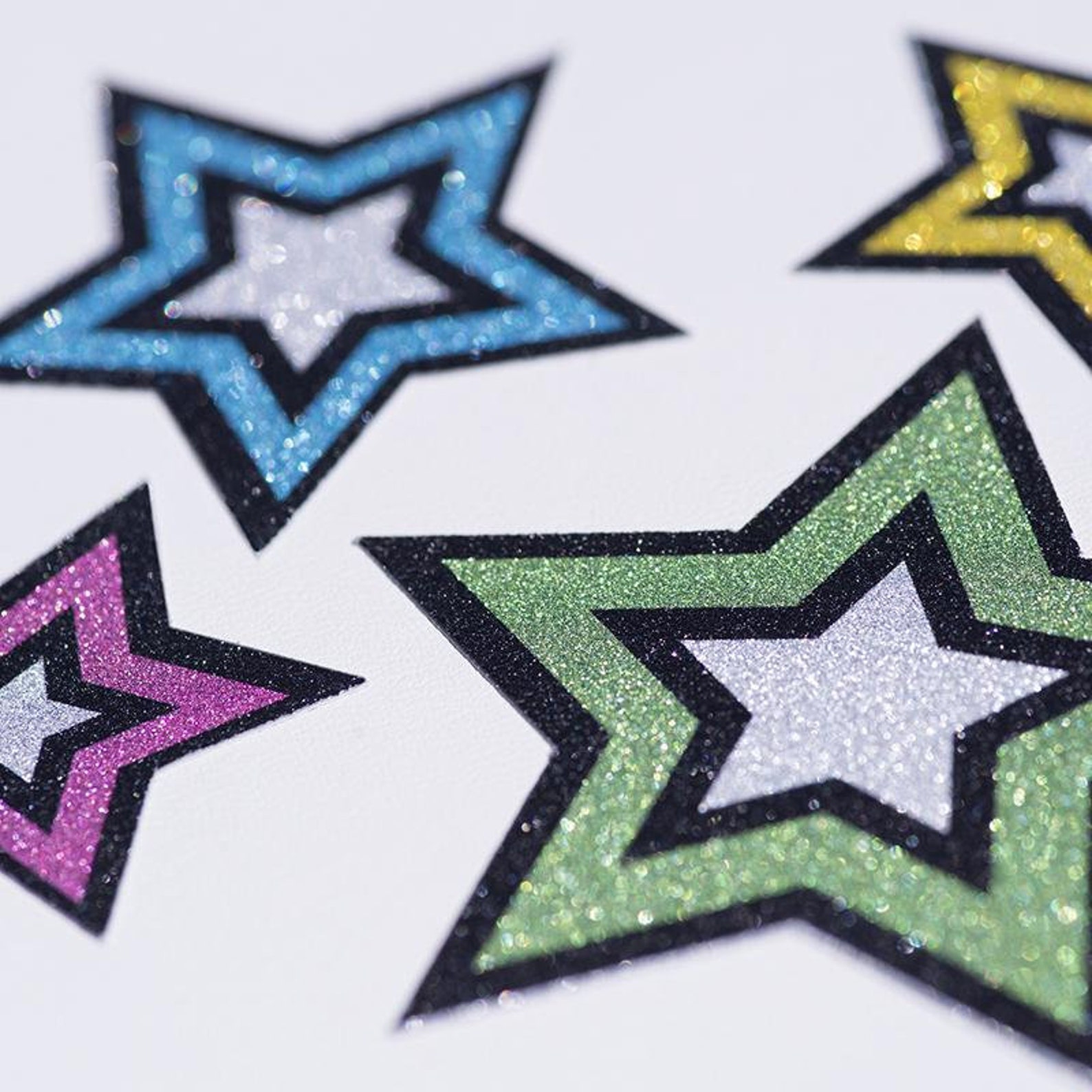 Silhouette Glitter Sticker Sheets 8.5 X 11 - Etsy