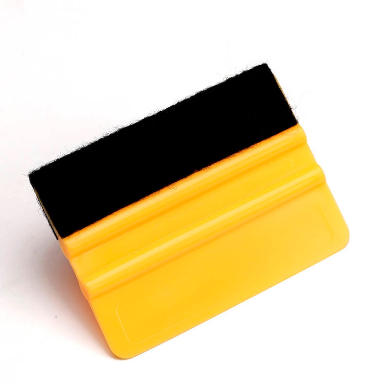 3" X 4" Felt Wrapped Squeegee - Vinyl Application, Vinyl Scraper, Decal ...