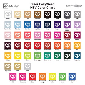 Siser Easyweed Heat Transfer Vinyl HTV - 12" X 15", Iron on Vinyl ...